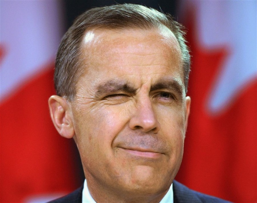 Mark Carney says the risk of a recession in the US and globally is ...
